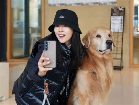 문정희 반려견 마누 와 사랑스러운 투 샷 공개