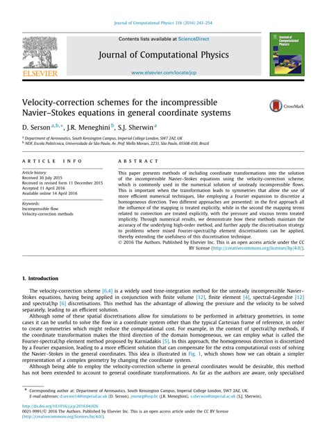 pdf velocity correction schemes for the incompressible navier stokes equations in general