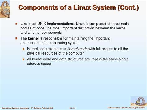 ppt chapter 21 the linux system powerpoint presentation free download id 4237101
