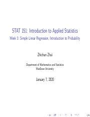Week 3 Pdf STAT 151 Introduction To Applied Statistics Week 3