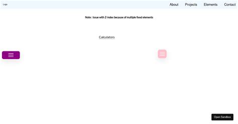 React Hamburger Menus Examples CodeSandbox
