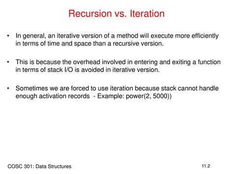 more on recursive recursion vs iteration why recursion ppt download