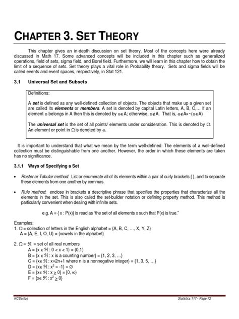 an in depth exploration of fundamental set theory concepts such as universal sets subsets set