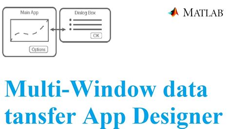 multi window app in matlab app designer how to pass input data from dialog window to main