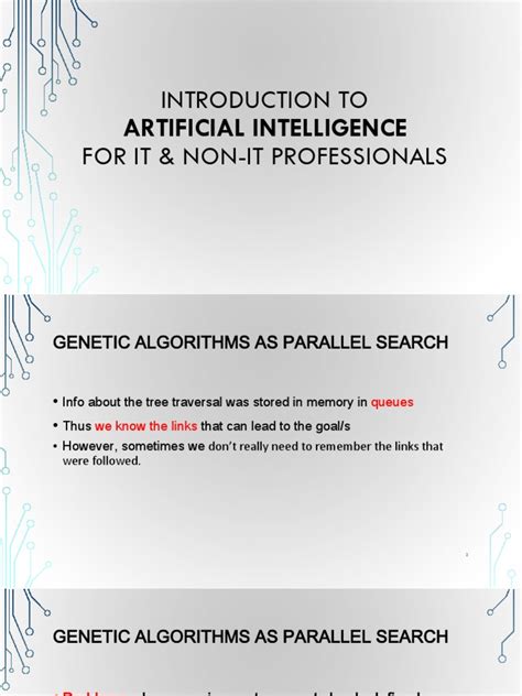 netic algorithms as parallel search pdf genetic algorithm algorithms
