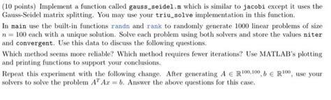 Solved Could Someone Answer This MATLAB Question For Me Chegg