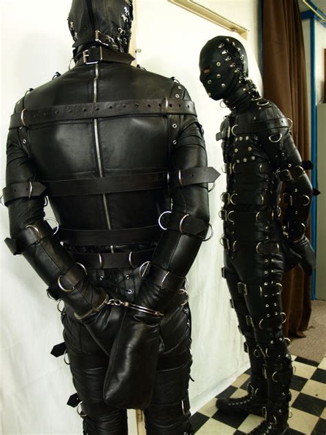 Male Bondage Suit Cumception
