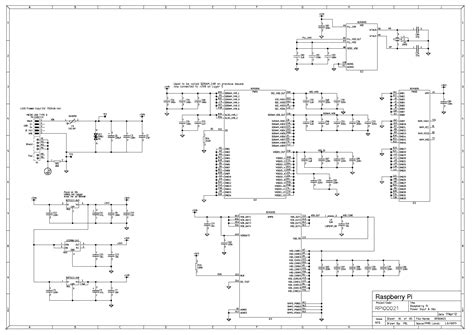 raspberry pi 4 full schematic pdf diagram circuit