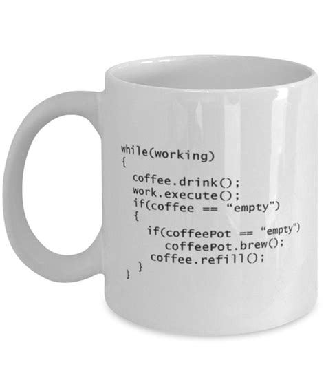 programmer coffee mug c program nerd humor mug java programming coding computer science