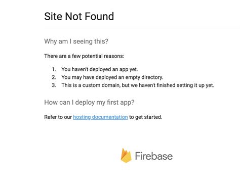 Firebase Hosting Custom Domain Site Not Found Stack Overflow