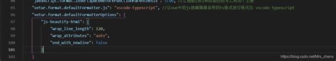 vscode格式化时设置标签属性禁止换行 vscode 如何让芥末符号不换行