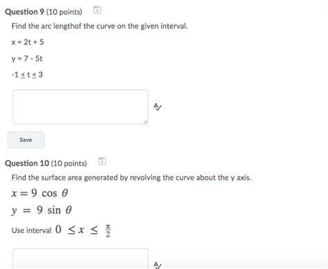 solved find the arc length of the curve on the given