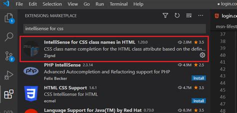 How To Add Intellisense To Visual Studio Code For Bootstrap Stack