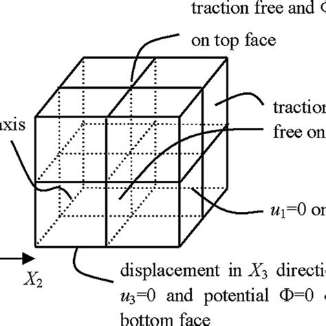 schematic drawing of the finite element mesh each cubic element download scientific diagram