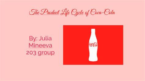 What Is The Product Life Cycle Of Coca Cola Design Talk
