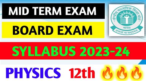 Cbse Syllabus 2023 24 Class 12 Physics Online Store