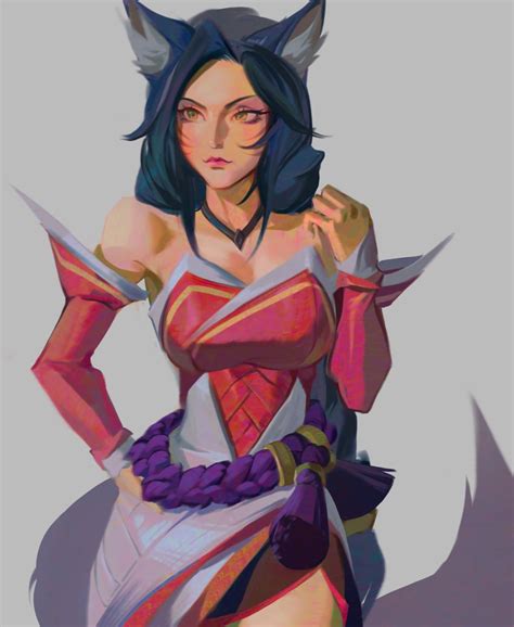 Ahri League Of Legends Drawn By Chadetteisgiga Danbooru