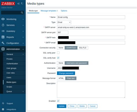 Zabbix Configure Email Notifications Programster S Blog