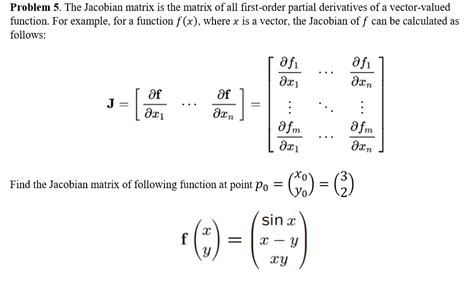 jacobi matrix