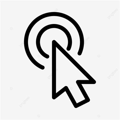 Click Mouse Cursor Vector PNG Images Double Mouse Click Arrow