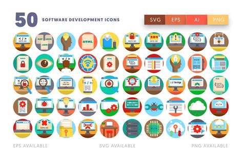 50 software development icons dighital icons premium icon sets for all your designs