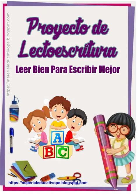 Proyecto De Lectoescritura Leer Bien Para Escribir Mejor Tipos De Hot