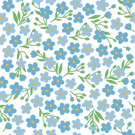 Stylized Doodle Flowers Stock Vector Illustration Of Hand 81263768