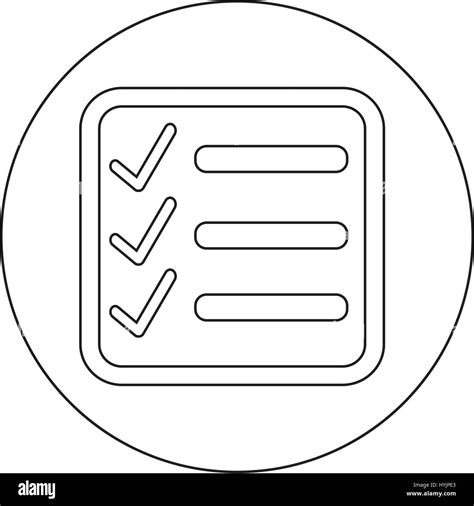 Checklist Icon Stock Vector Image Art Alamy