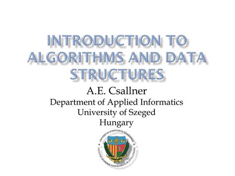 PPT Introduction To Algorithms And Data Structures PowerPoint
