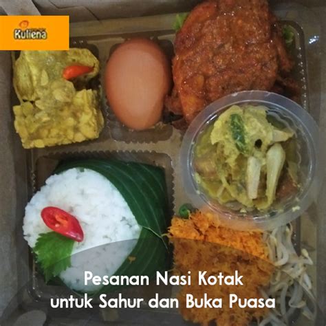 Catering Nasi Kotak Sahur Dan Buka Puasa Catering Kuliena Sidoarjo