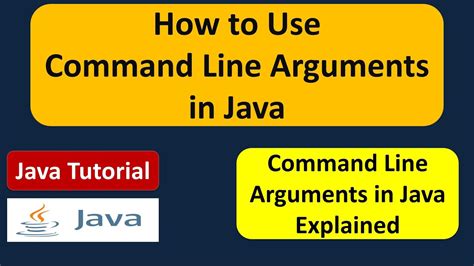What Is The Command Line Argument In Java Java Command Line Argument