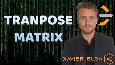 leetcode 867 transpose matrix solution explained java youtube