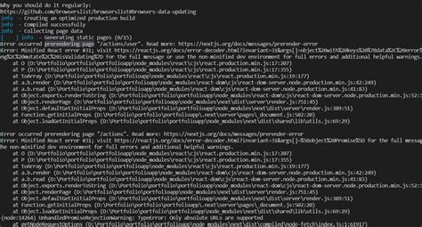 reactjs facing issue while building next app using npm run build stack overflow