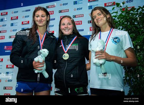 Rennes Frankreich 14 Juni 2023 Die Gewinner Lilou Ressencourt Tabatha Avetand Und Juliette