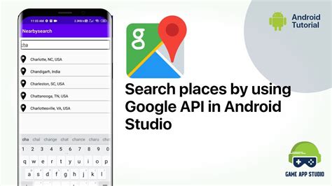 How To Search Places By Using Google API In Android Studio Game App