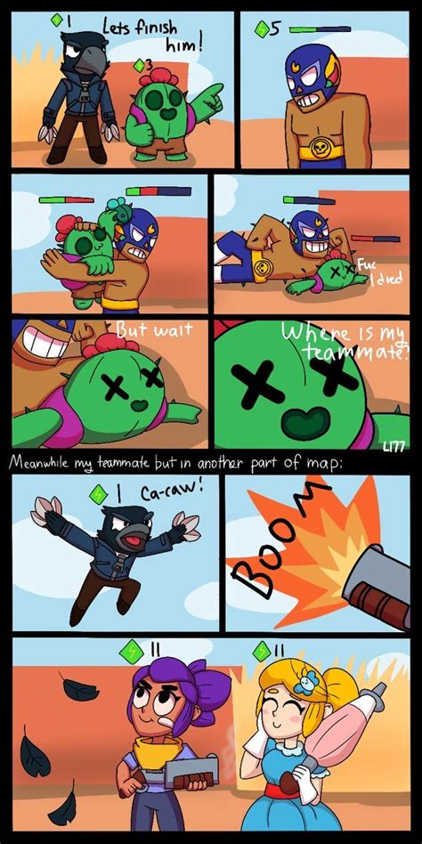 Жизненный мем бравлстар Star Comics Brawl Game Character Design