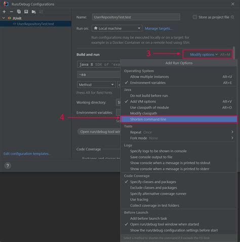 Intellij Fix For Error Running Unit Tests Command Line Is Too Long