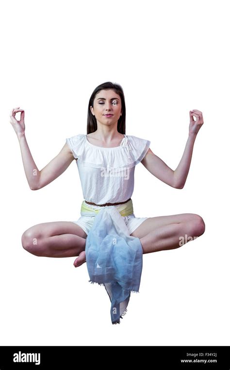 Woman Floating In Air