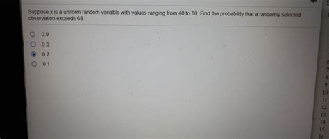 solved suppose x is a uniform random variable with values