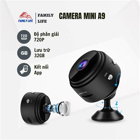 A9 Camera Mini Tầm Nhìn Ban Đêm Camera IP 1080P HD Máy Quay Mini Giám