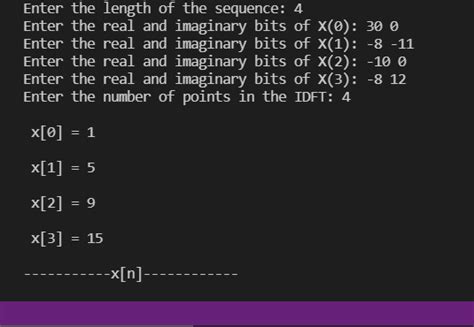 discrete fourier transform and its inverse using c geeksforgeeks