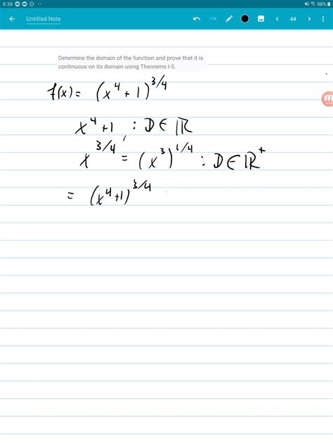 solved determine the domain of the function and prove that it is continuous on its domain using