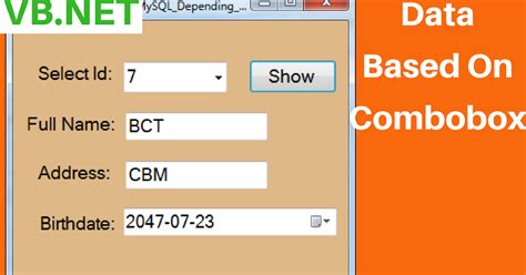 vb display mysql data depending on combobox value bahasa pemrogaman