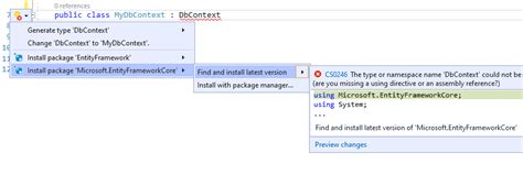 data access in asp net core using ef core database fi