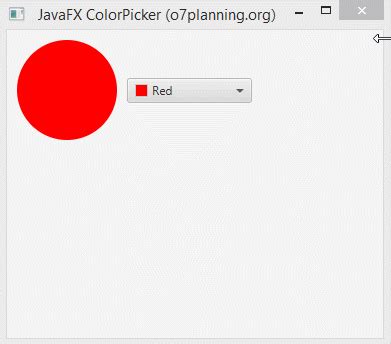 JavaFX ColorPicker Tutorial With Examples O7planning Org
