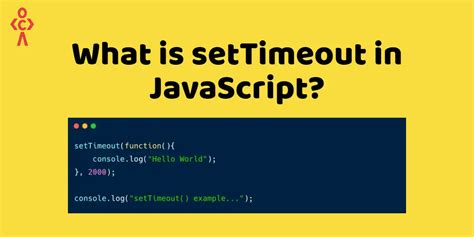 explorando a função `settimeout ` em javascript