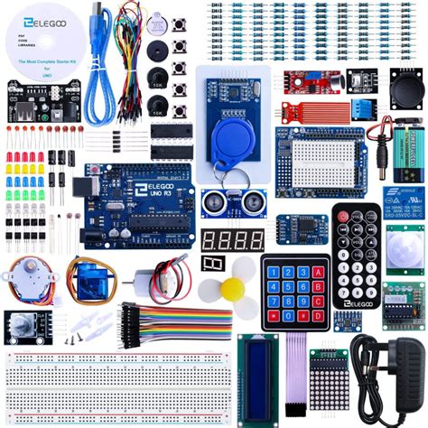 Arduino Uno Kit Components Kit Complet Arduino Pierron This Allows You To Do More With