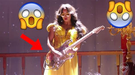 H E R Suspected Fake Guitar Playing In Beauty And The Beast 30th