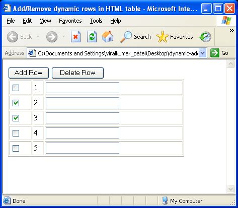 Javascript Add Row In Html Table Dynamically Stack Overflow