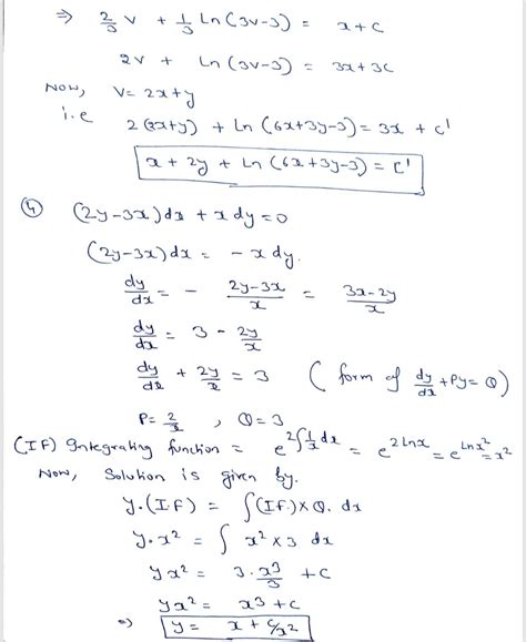 [solved] solve the following differential equation by variable separable course hero